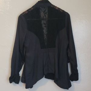 Mystree | Jackets & Coats | Jacket With Lace Insert | Poshmark